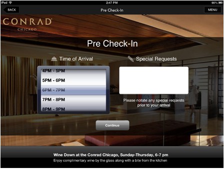 Now You Can Pre Check-In Using The Conrad Hotel App