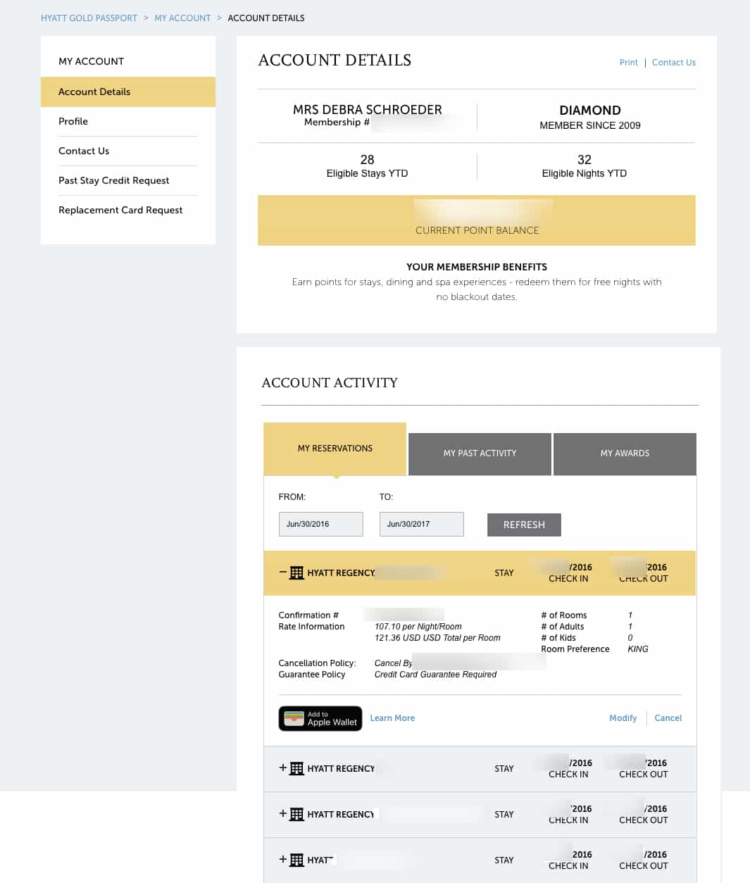 New Hyatt Gold Passport Website Adds New Features & Easier to Use
