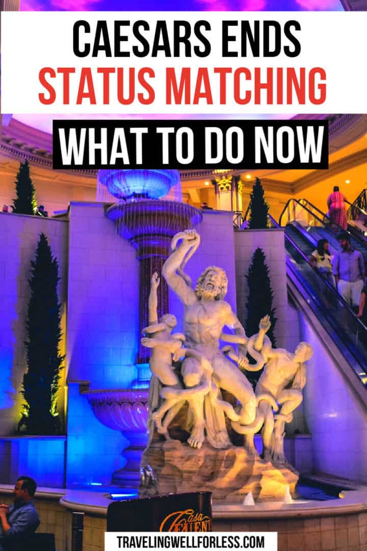 Caesars Ends Unearned Status Matching With Wyndham Diamond: What to Do Now