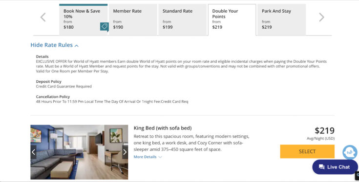 Why You Should or Shouldn't Book a World of Hyatt Double Points Rate